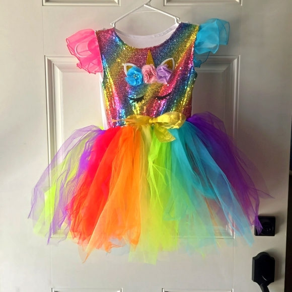 Source Unknown | Costumes | Rainbow Unicorn Light Up Costume | Poshmark
